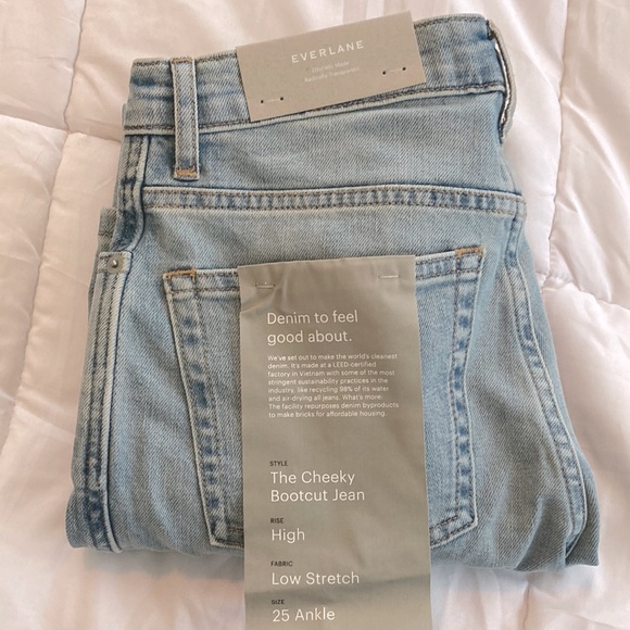 Everlane | Jeans | Sun Bleached Blue Color | Poshmark